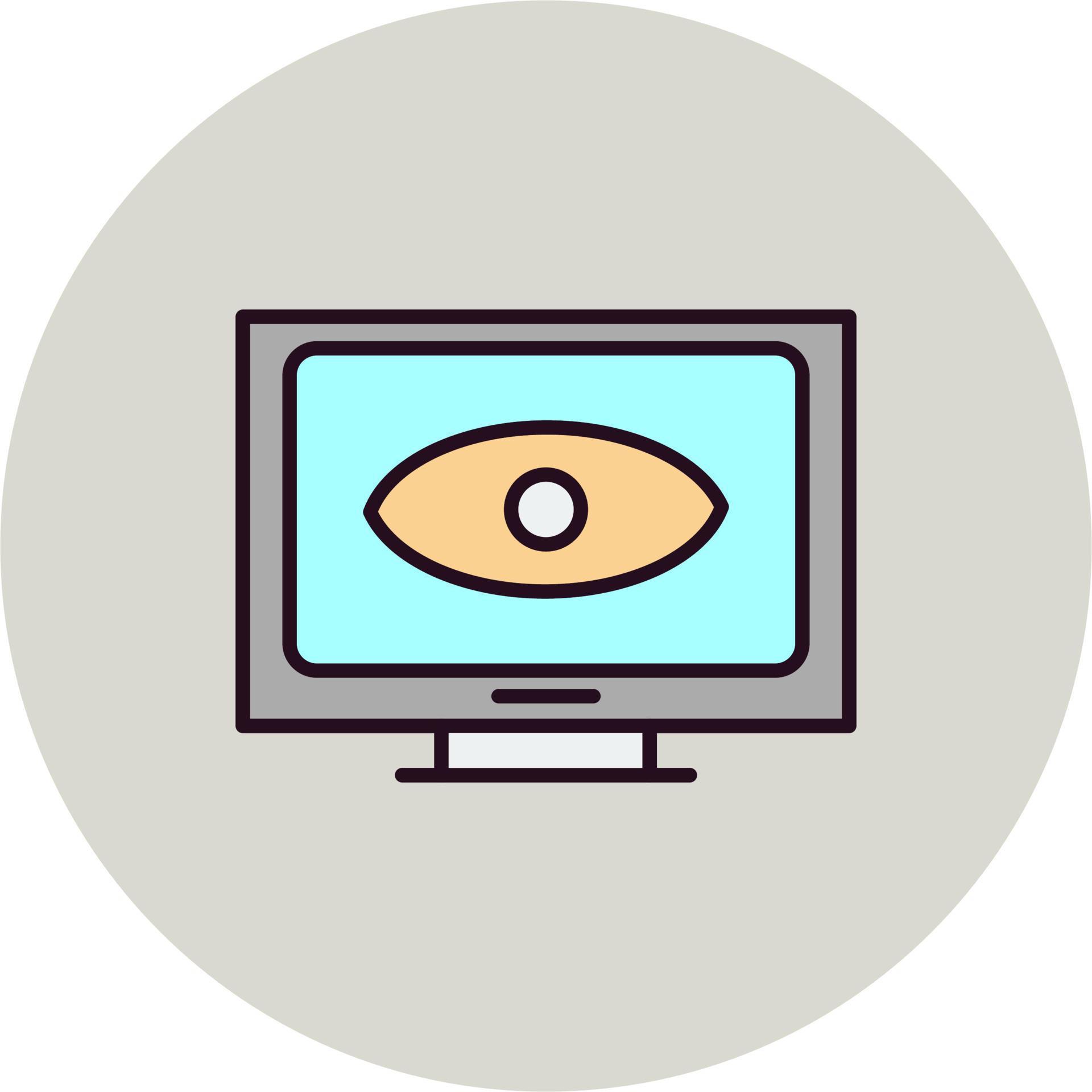 Visual communication Vector Icon 20721679 Vector Art at Vecteezy