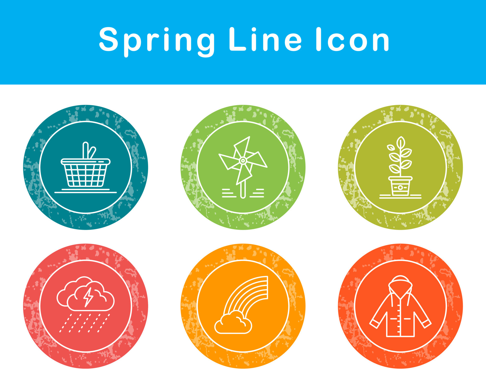 Spring Vector Icon Set 20728262 Vector Art at Vecteezy