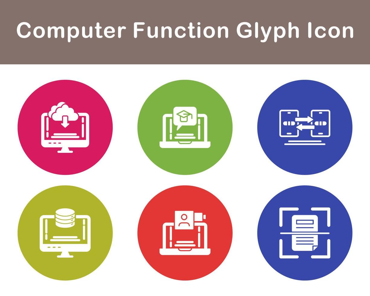 Computer Function Vector Icon Set 20730475 Vector Art at Vecteezy