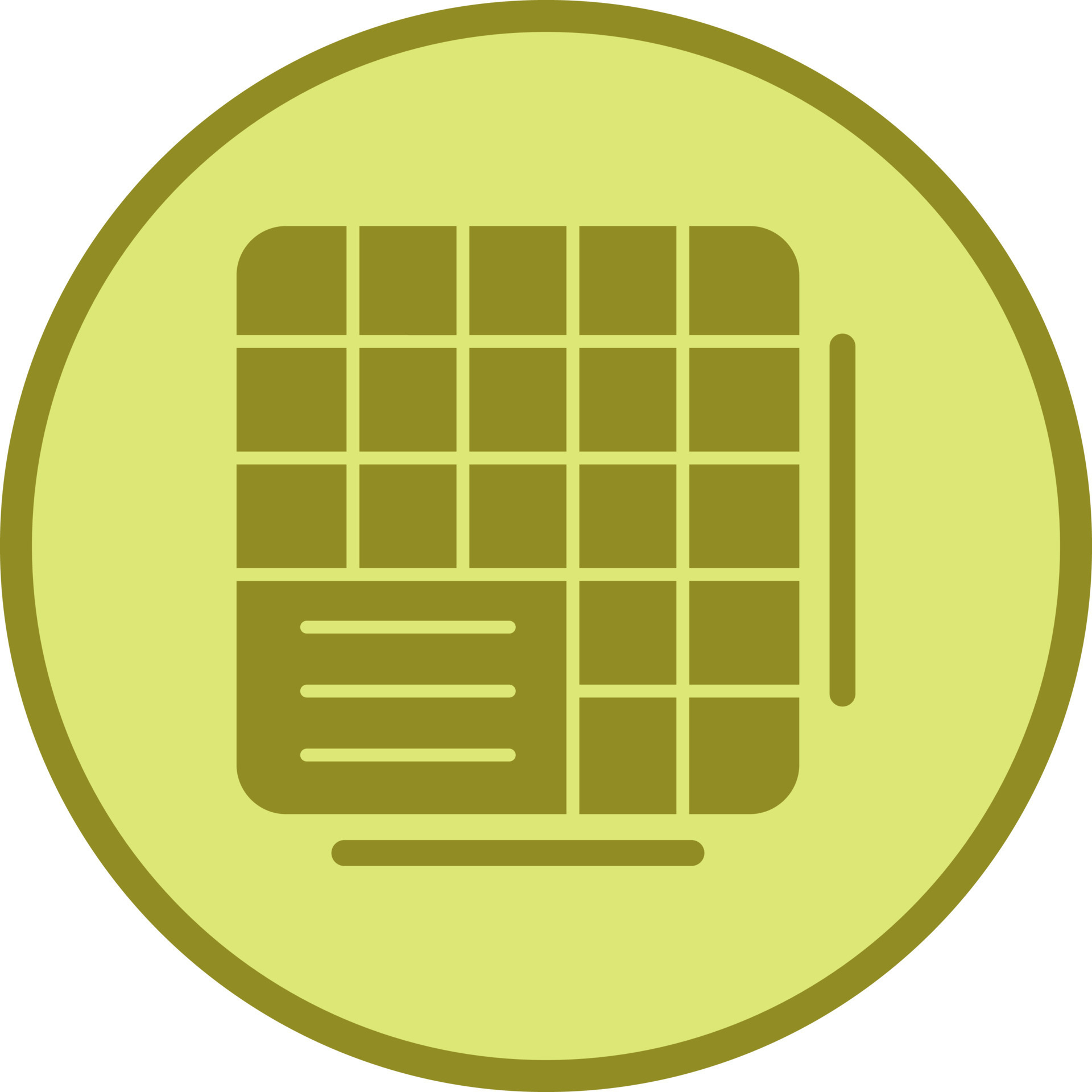 Table Data Vector Icon 20731301 Vector Art at Vecteezy