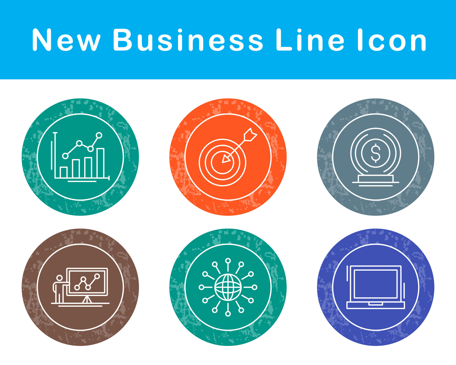 New Business Vector Icon Set 20731862 Vector Art at Vecteezy