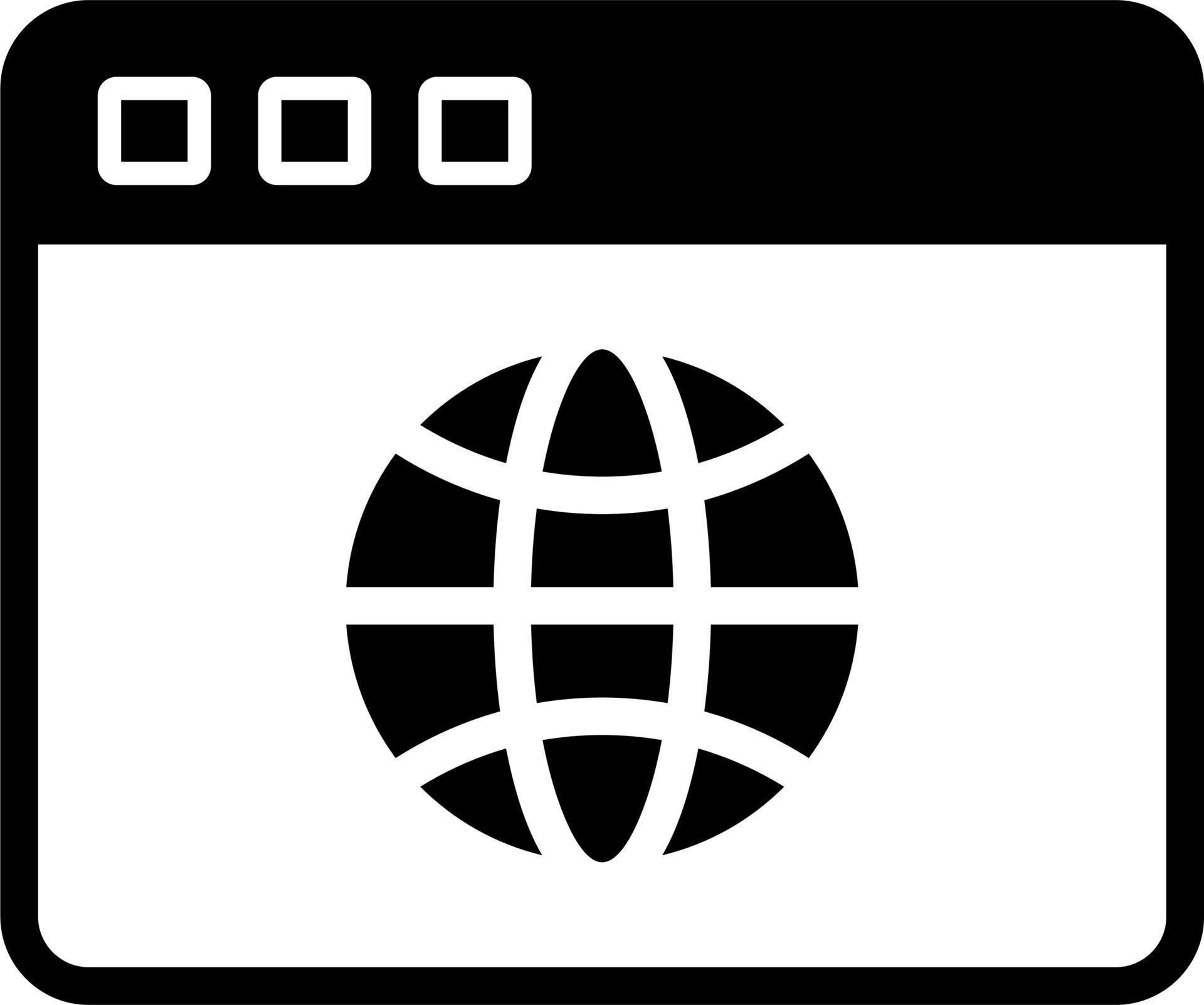 Web Browser Vector Icon 20732683 Vector Art at Vecteezy