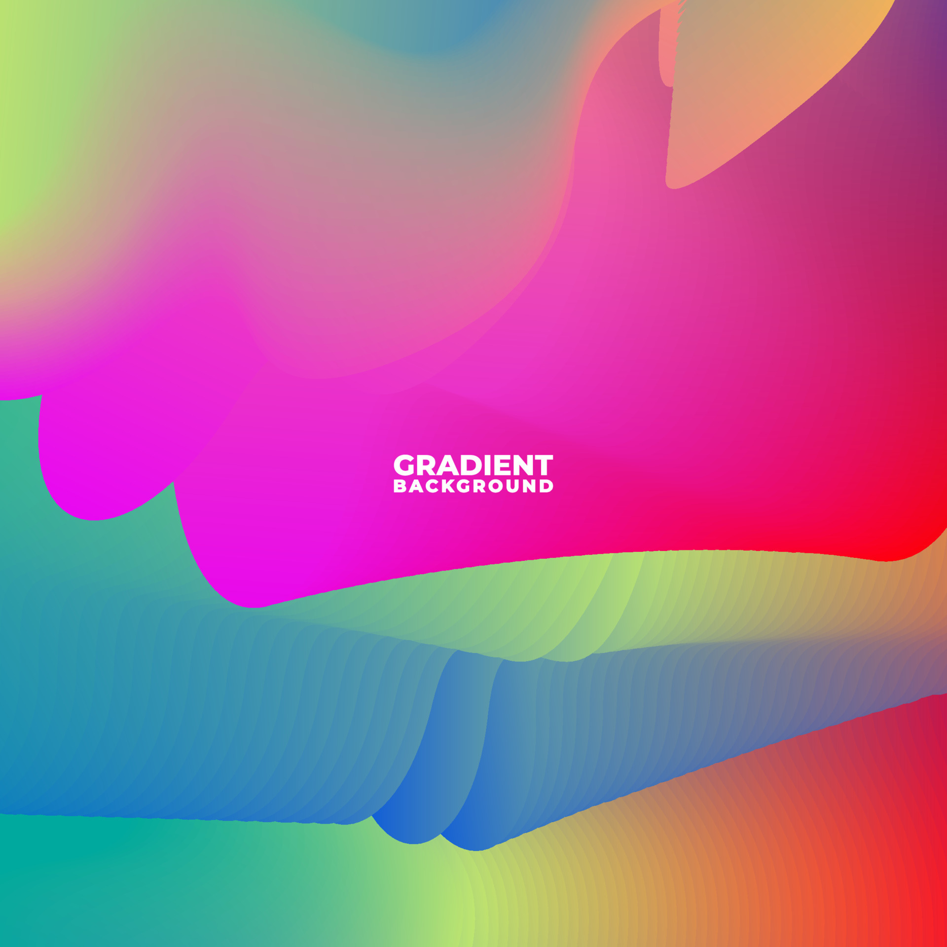 Vector colorful abstract gradient background for banner, poster, and ...