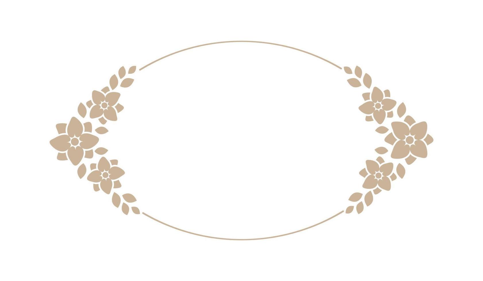Floral beige arch frame. Botanical boho border vector illustration ... Floral beige arch frame. Botanical boho border vector illustration ...