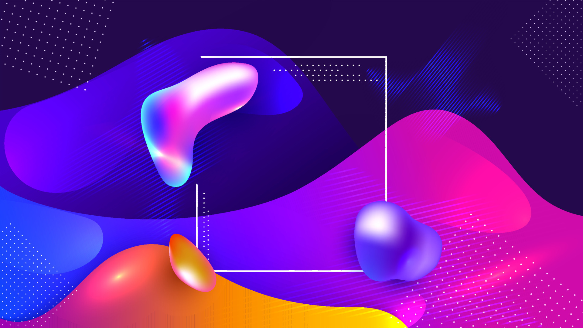 Gradient color abstract fluid art background with space for your ...