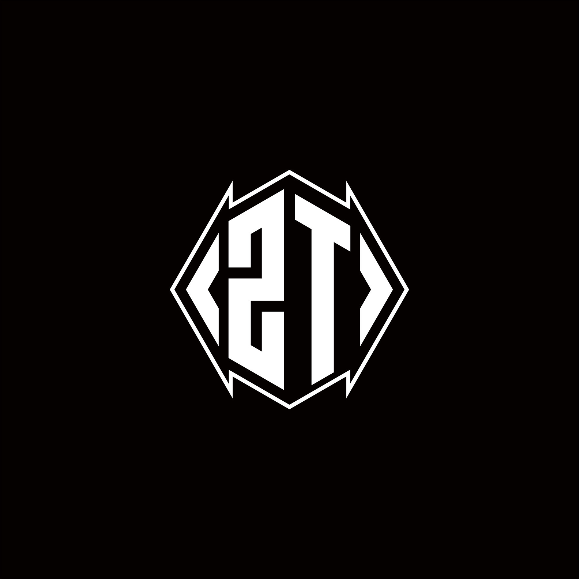 ZT Logo monogram with shield shape designs template 20739871 Vector Art ... ZT Logo monogram with shield shape designs template 20739871 Vector Art ...
