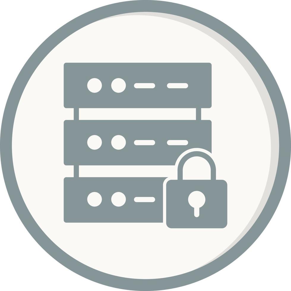 Database Security Vector Icon 20740432 Vector Art At Vecteezy