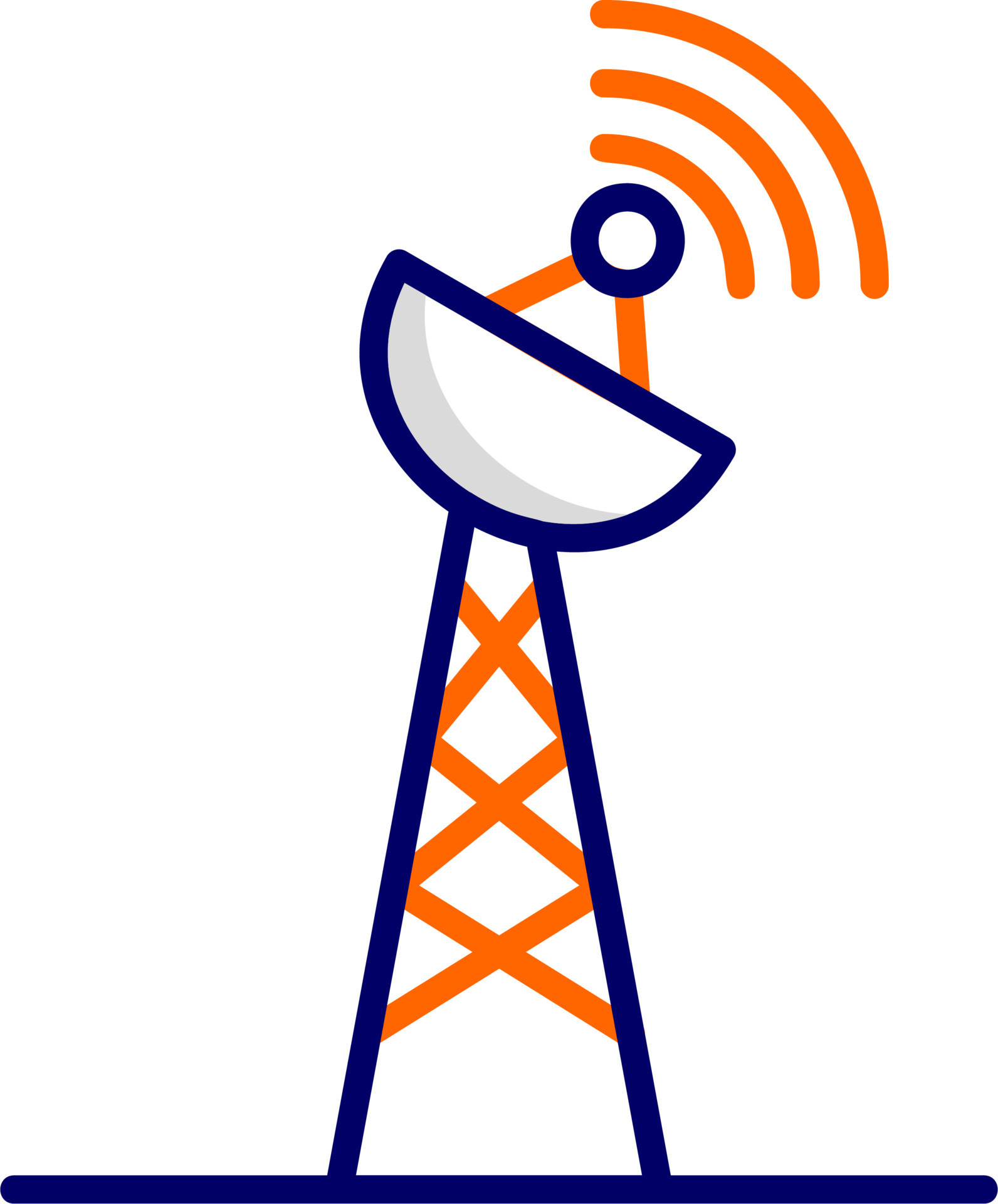 Signal Tower Vector Icon 20740923 Vector Art at Vecteezy