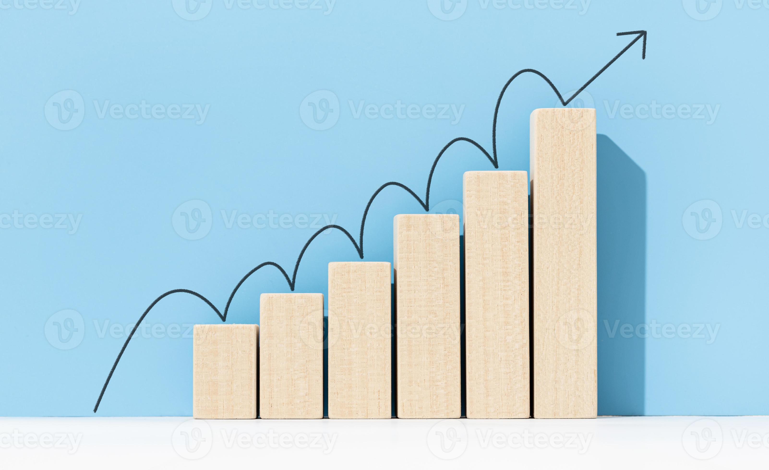 Growth, increasing business, success process concept. Increasing bar ... Growth, increasing business, success process concept. Increasing bar ...