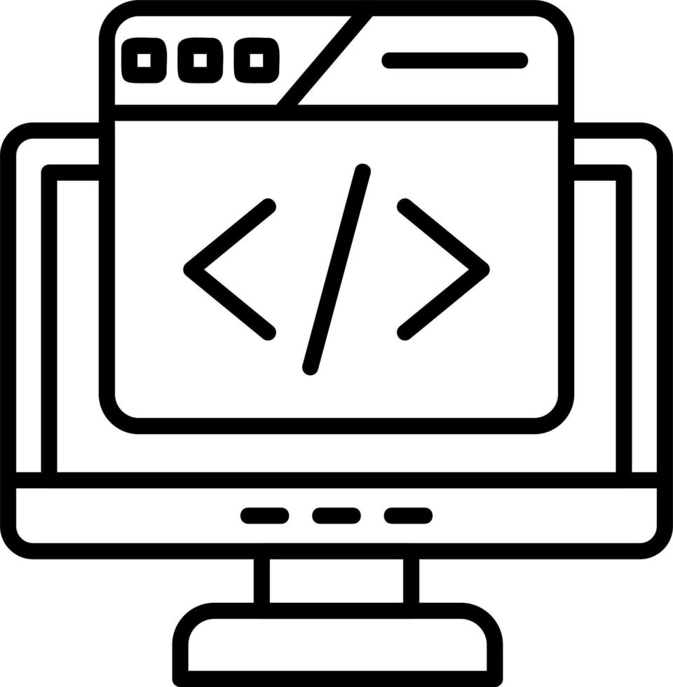 Coding Vector Icon 20754746 Vector Art at Vecteezy