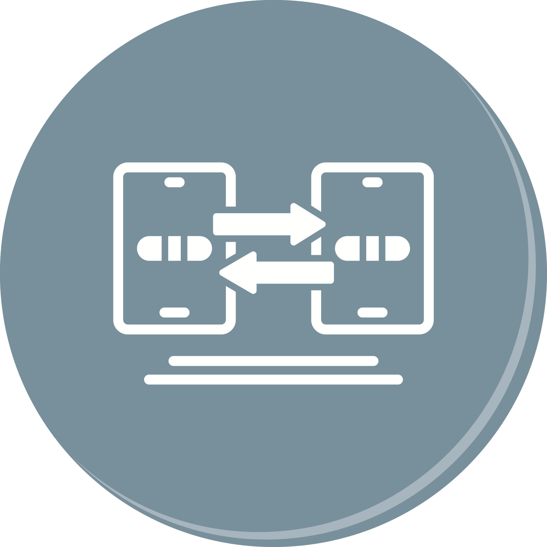 Data Synchronization Vector Icon 20760102 Vector Art At Vecteezy