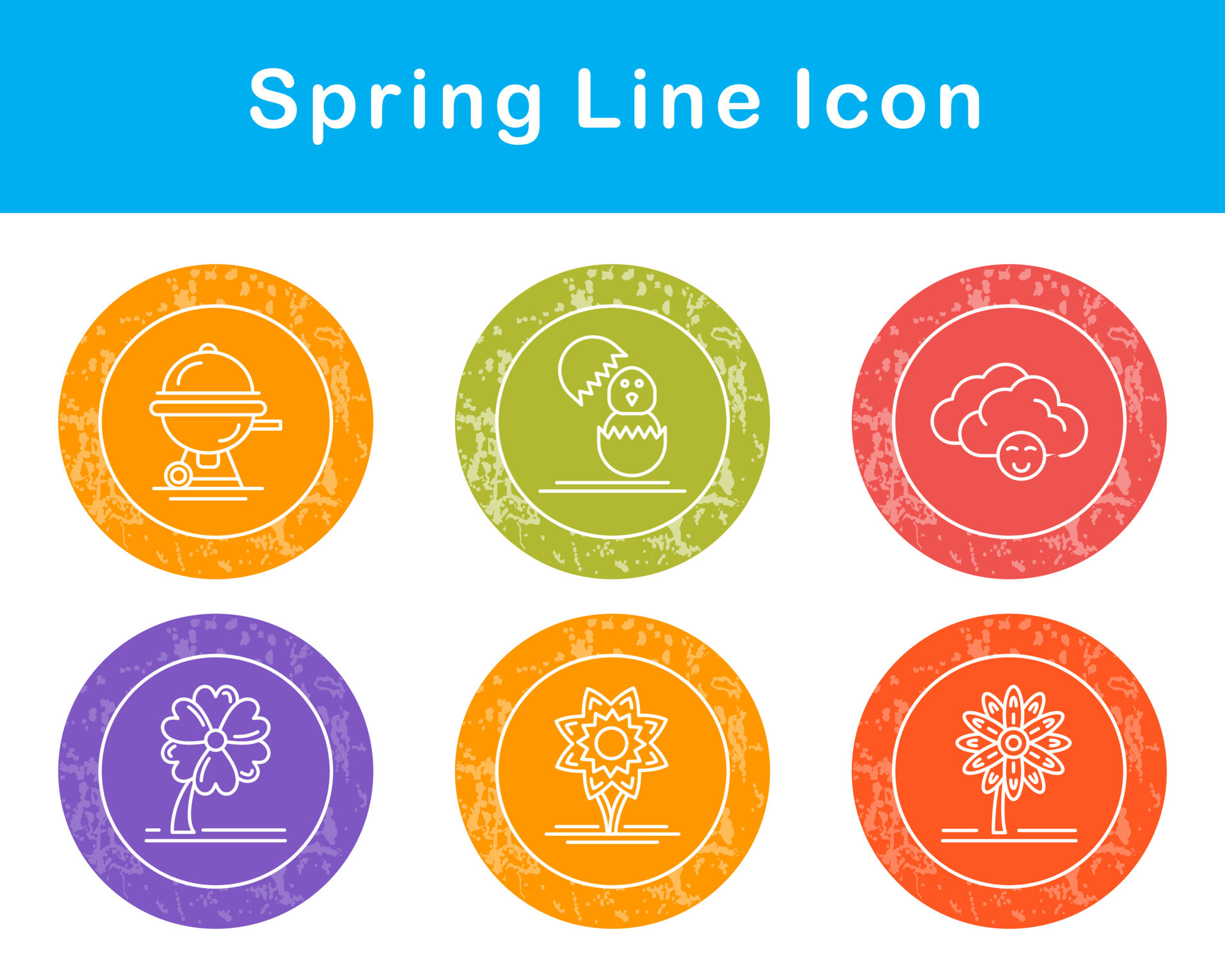 Spring Vector Icon Set 20762065 Vector Art at Vecteezy
