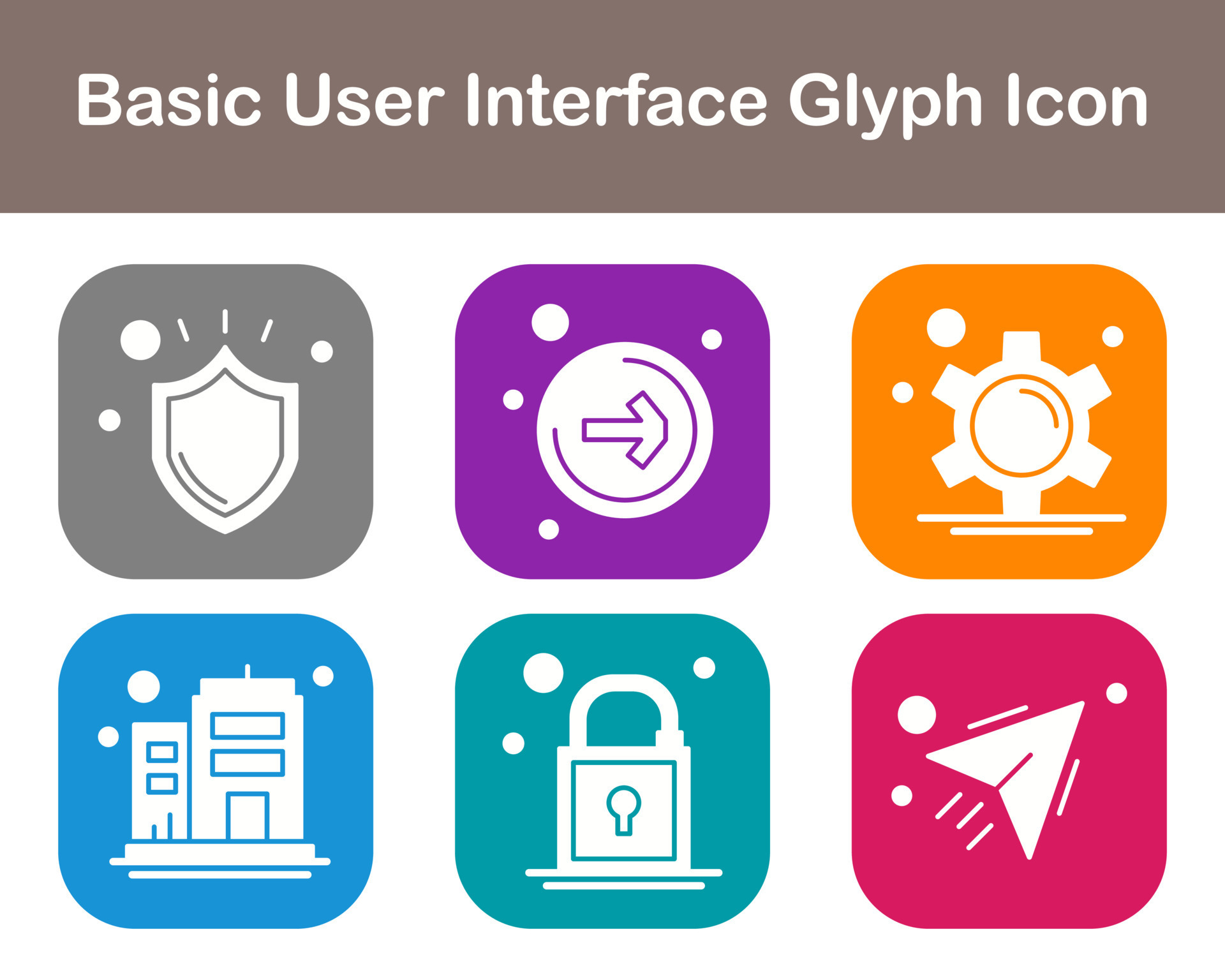 Basic User Interface Vector Icon Set 20762146 Vector Art at Vecteezy