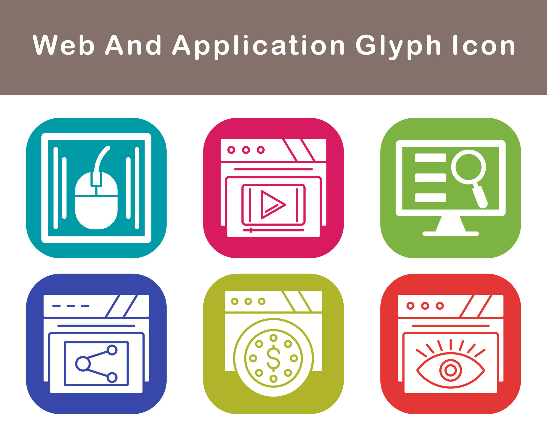 Web And Application Vector Icon Set 20762583 Vector Art at Vecteezy