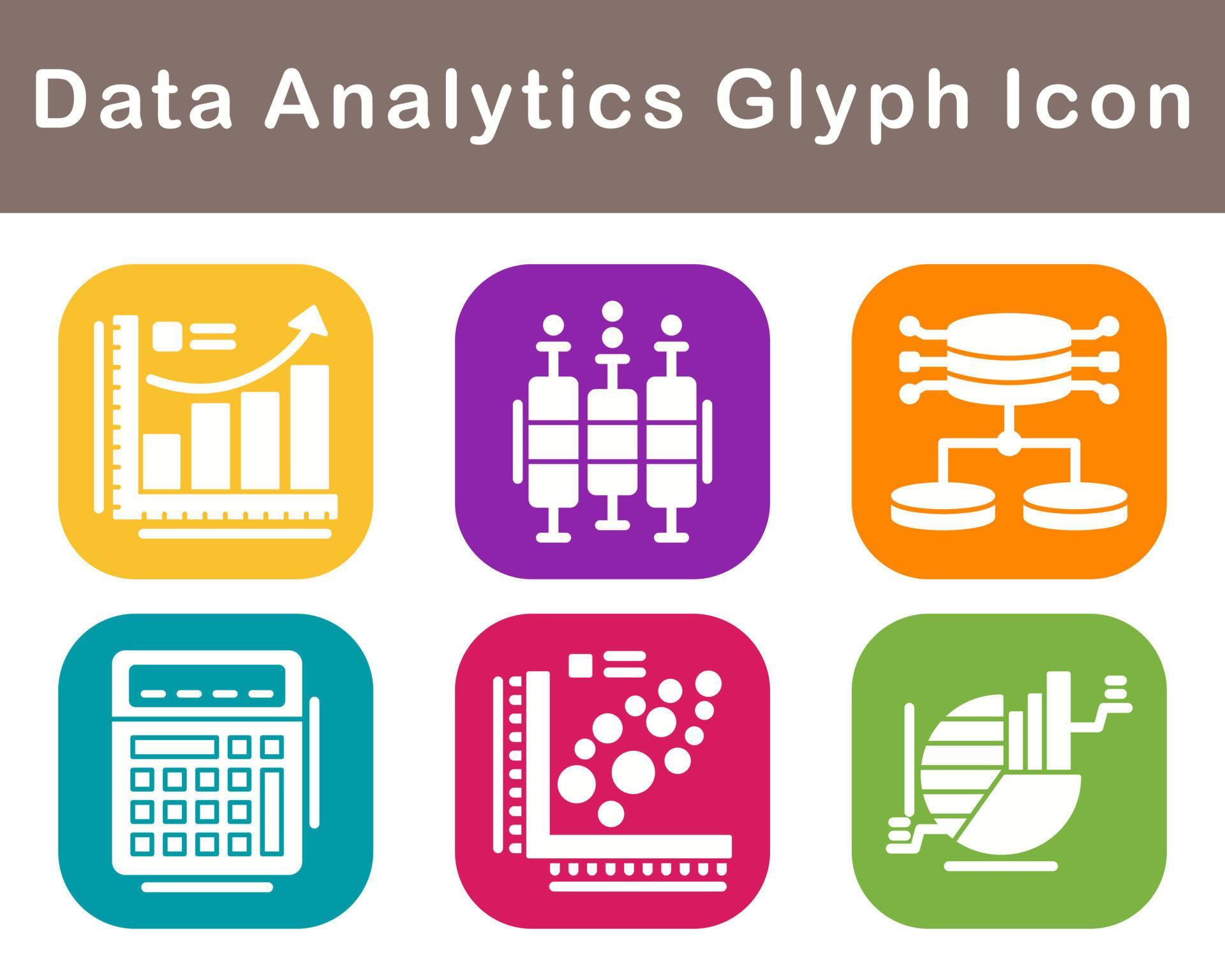 Data Analytics Vector Icon Set 20762584 Vector Art at Vecteezy