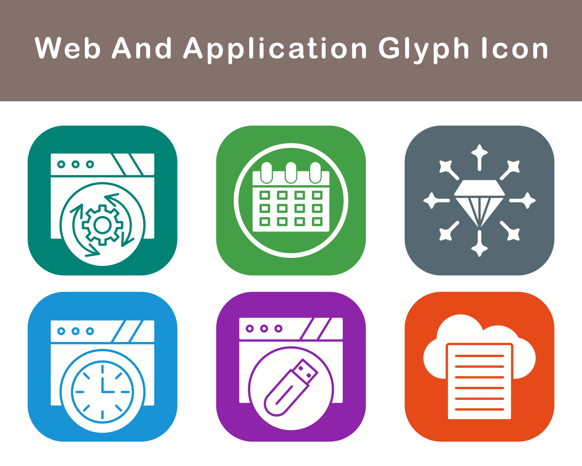 Web And Application Vector Icon Set 20762585 Vector Art at Vecteezy