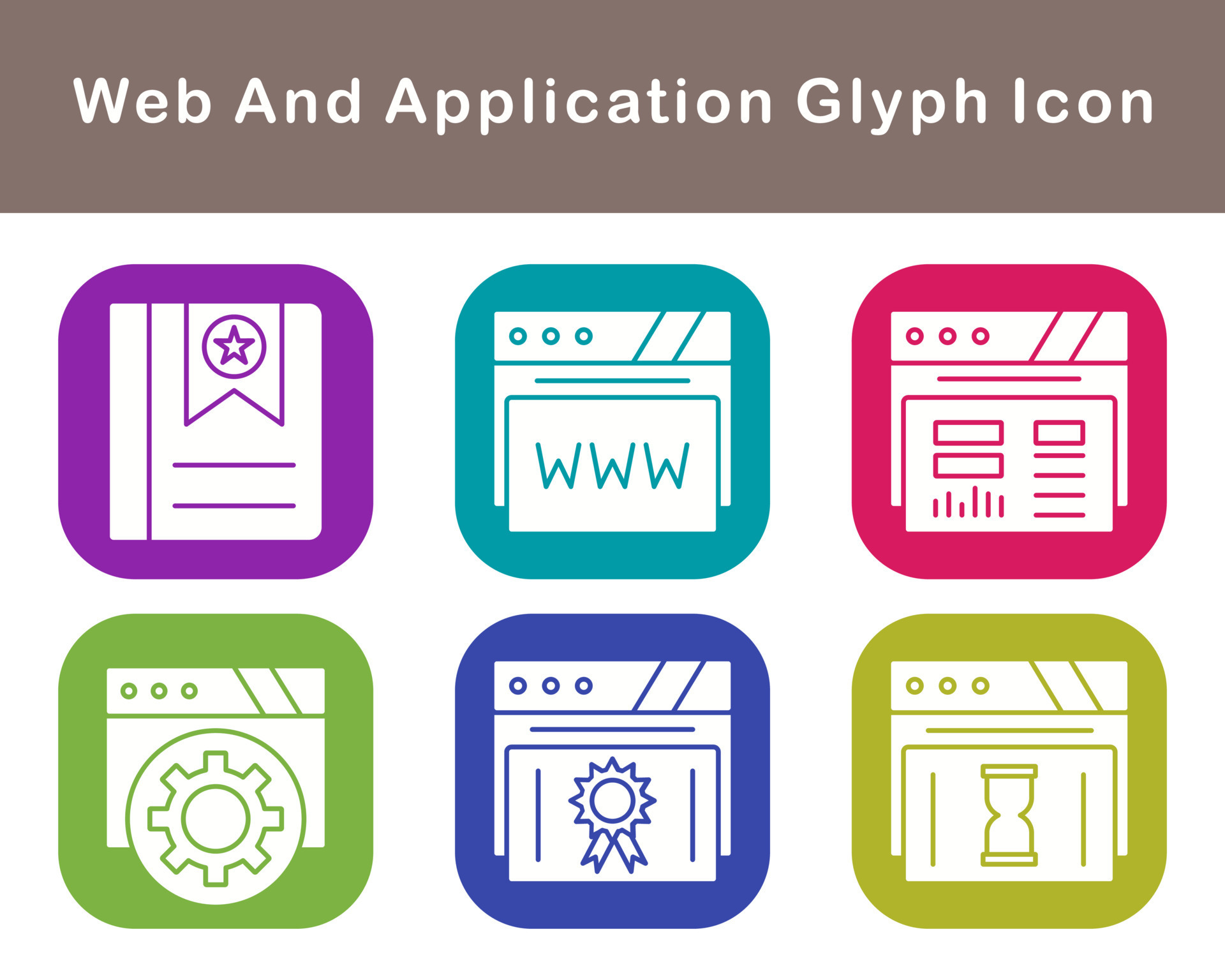 Web And Application Vector Icon Set 20762595 Vector Art at Vecteezy