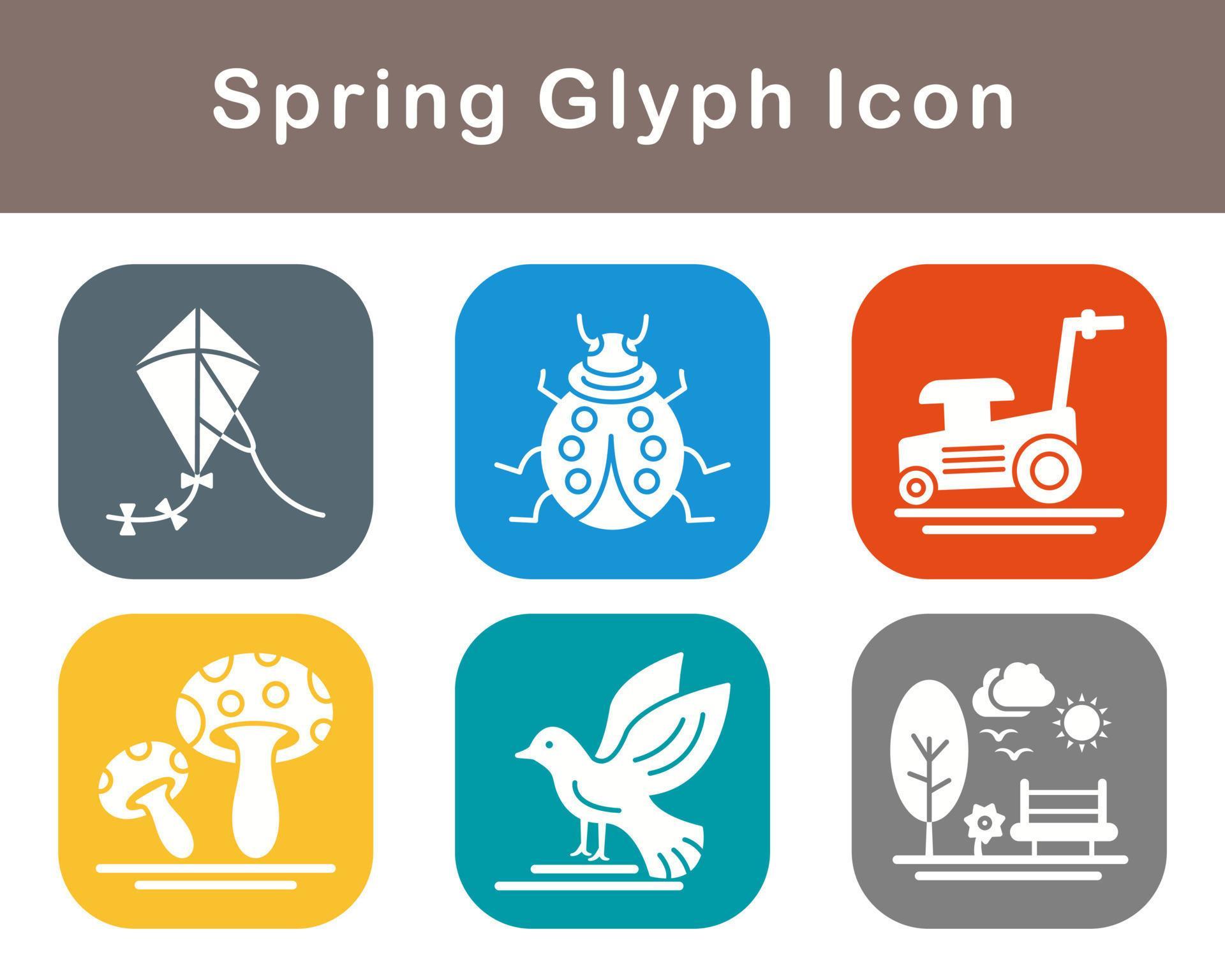 Spring Vector Icon Set 20763074 Vector Art at Vecteezy