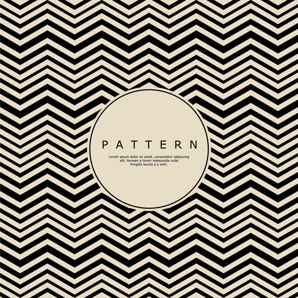 Modern Zig Zag Lines Abstract Pattern Design Minimalist Strip Line Pattern 20765146 Vector Art