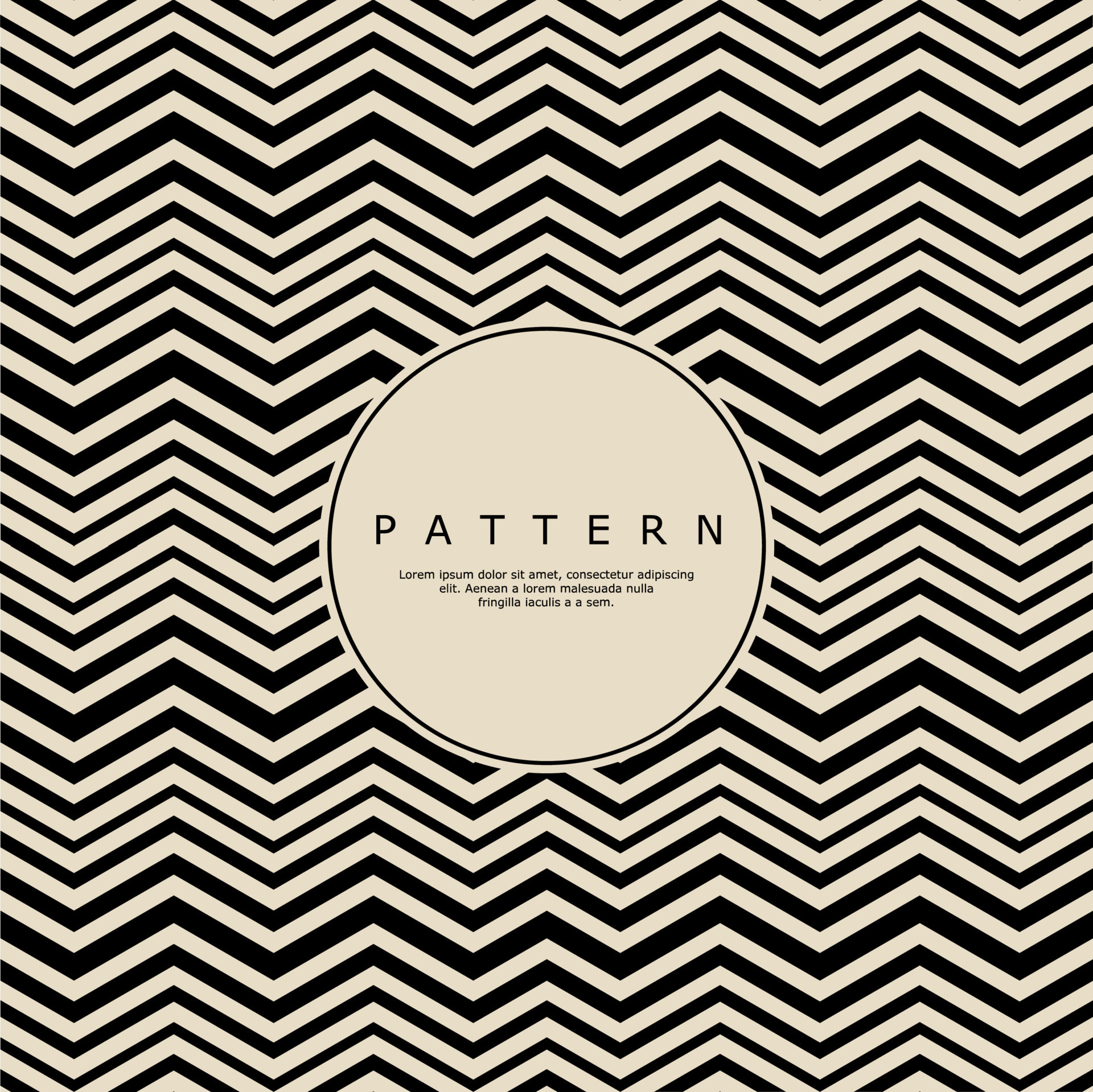 Modern Zig Zag Lines Abstract Pattern Design Minimalist Strip Line