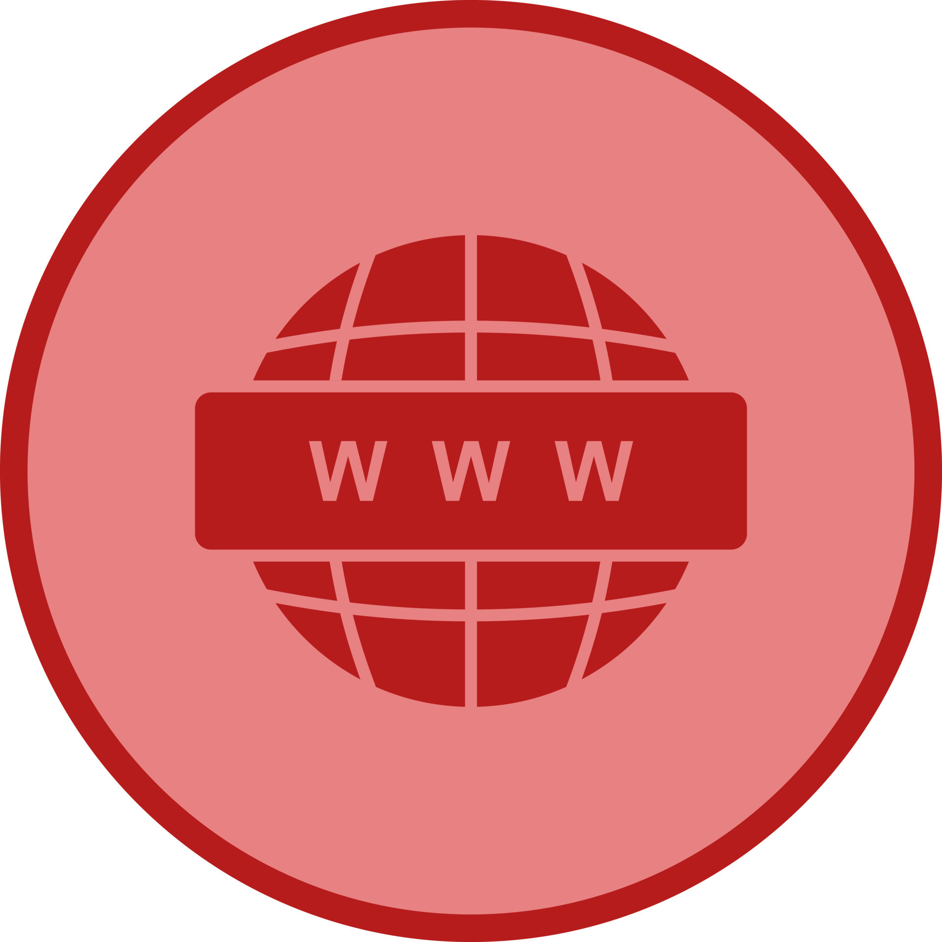 World Wide Web Vector Icon 20766934 Vector Art At Vecteezy
