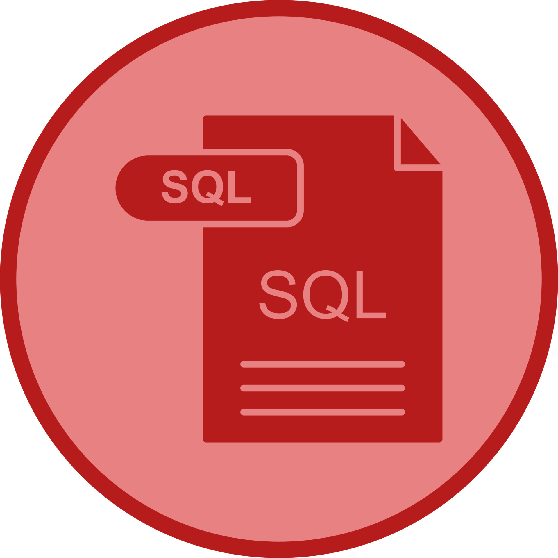 Sql Vector Icon 20767038 Vector Art At Vecteezy