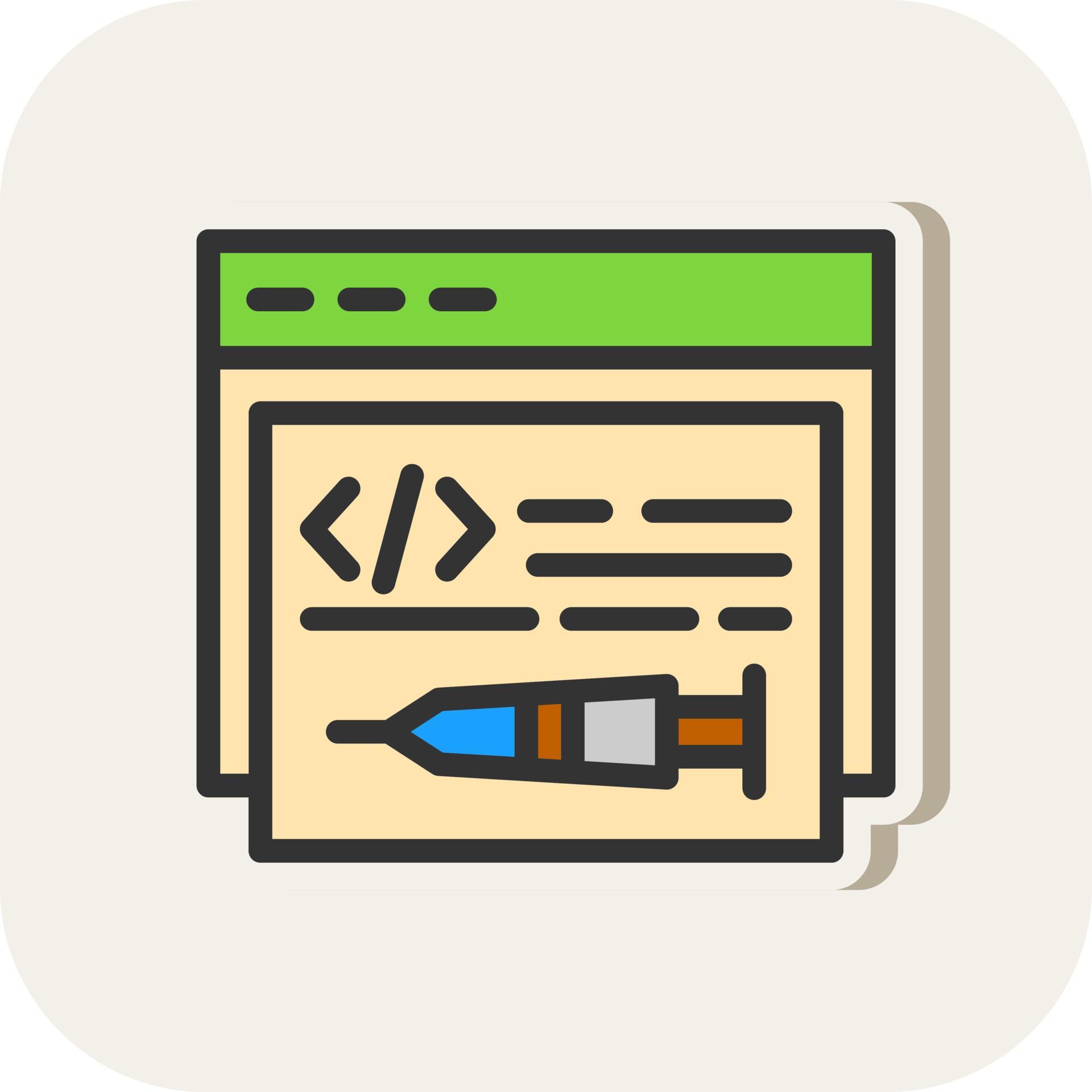 Code Injection Vector Icon Design 20769983 Vector Art at Vecteezy Code Injection Vector Icon Design 20769983 Vector Art at Vecteezy