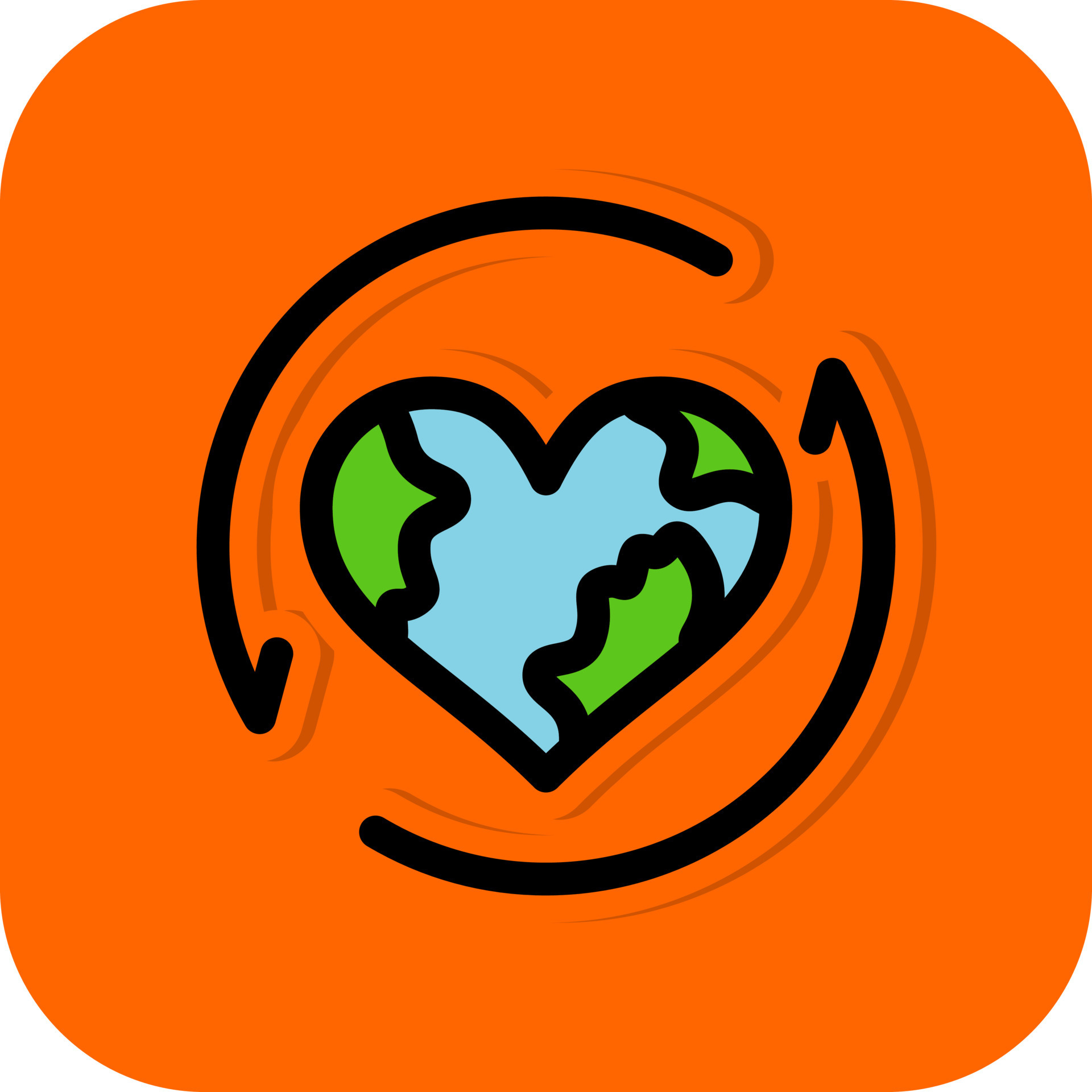 Earth Recycle Vector Icon Design 20771531 Vector Art At Vecteezy