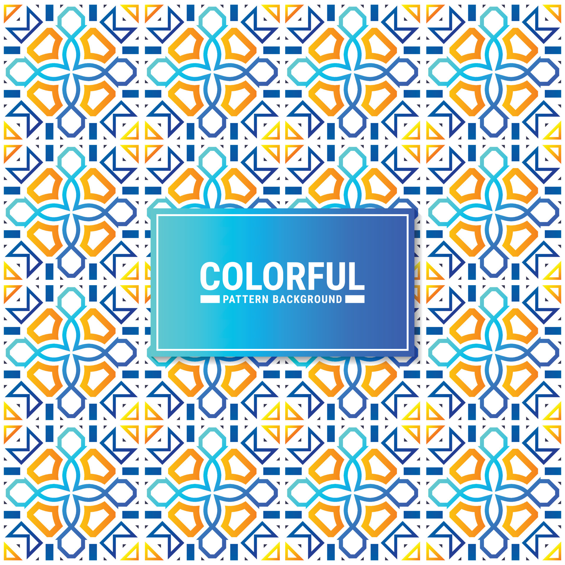 Colorful abstract geometric pattern design 20774475 Vector Art at Vecteezy