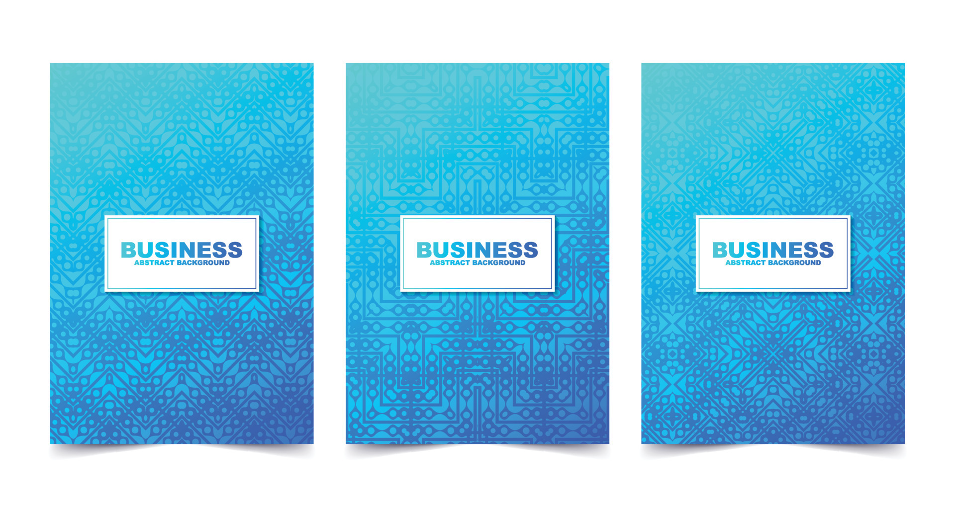 Blue Geometric Pattern Cover Set 20774499 Vector Art At Vecteezy