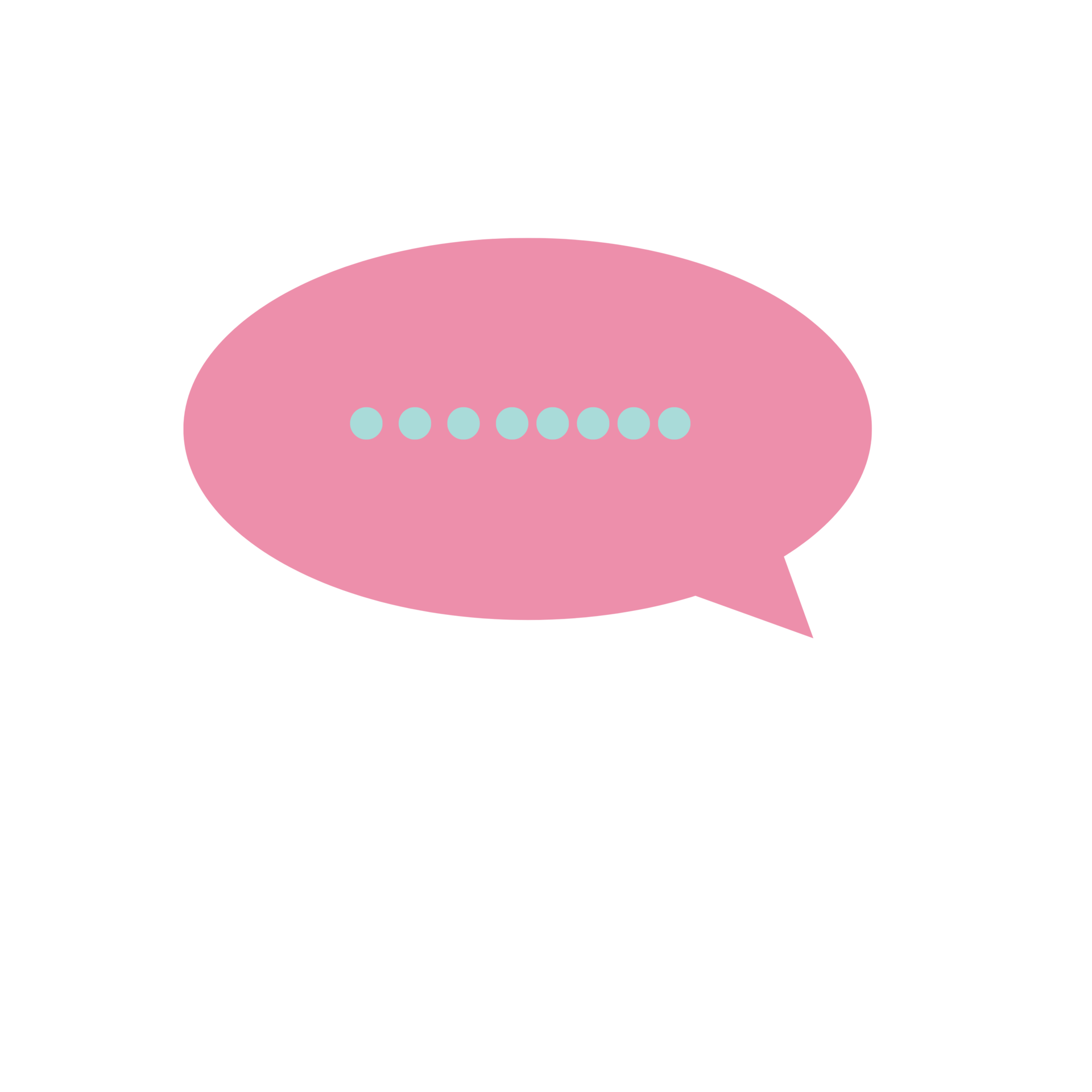 Pink Text Bubble Icon Conversation Communication 20785589 Png