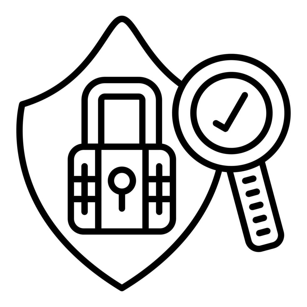 Privacy Audit Icon Style 20787934 Vector Art At Vecteezy