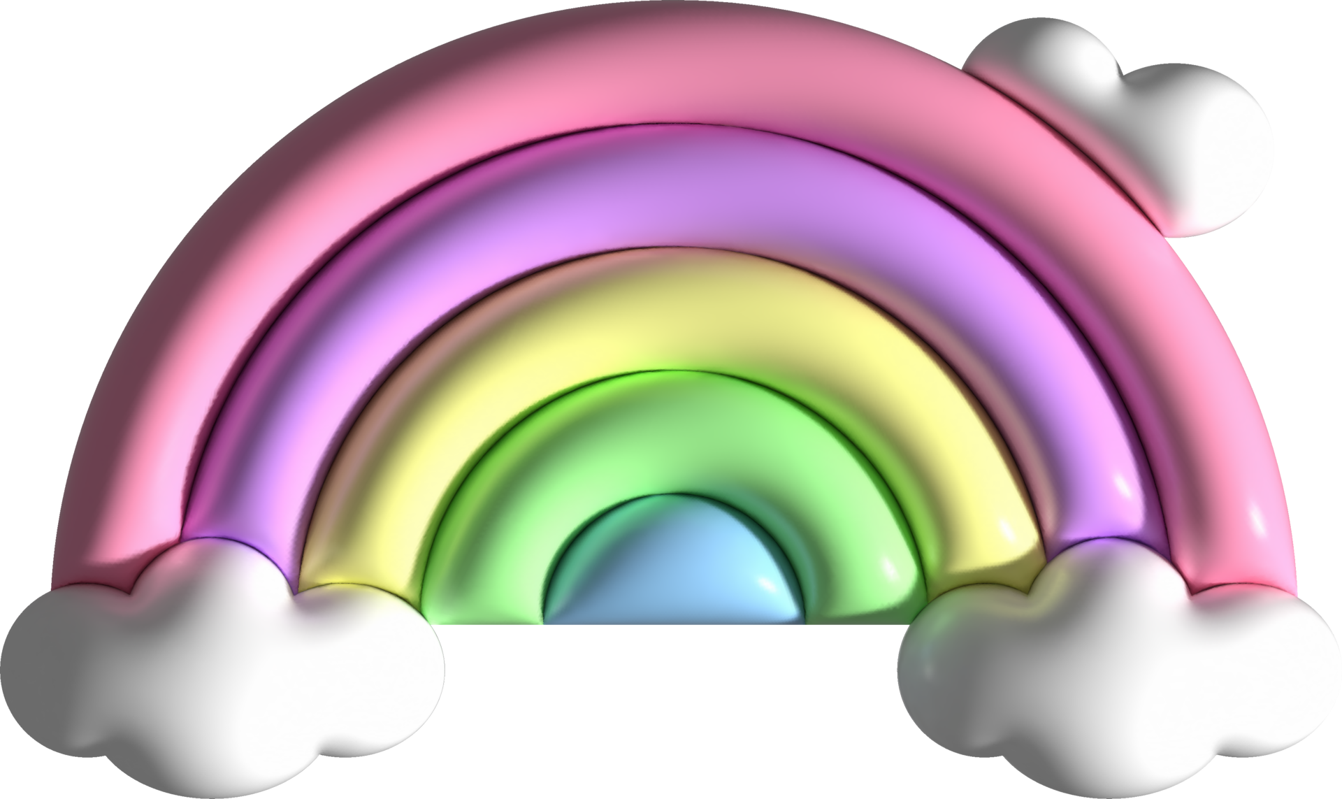 3d Rainbow In Pastel Candy Colors 3d Rainbows In Candy Pastel Color