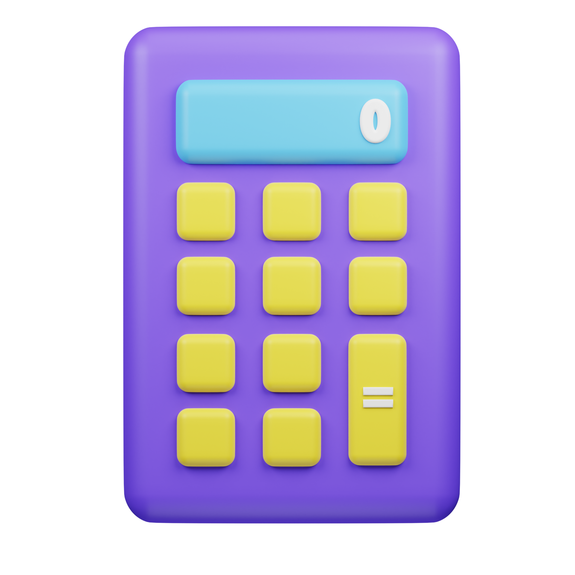 Calculator math device financial analytics bookkeeping budget debit credit calculations concept ...