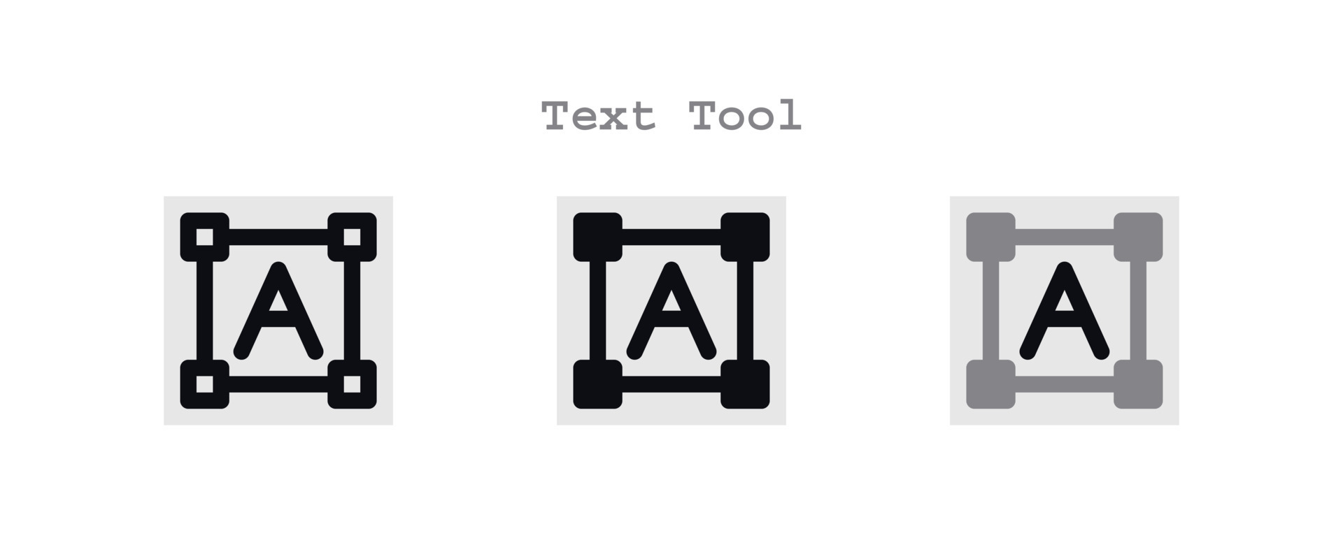 add text tool icons set 20790916 Vector Art at Vecteezy