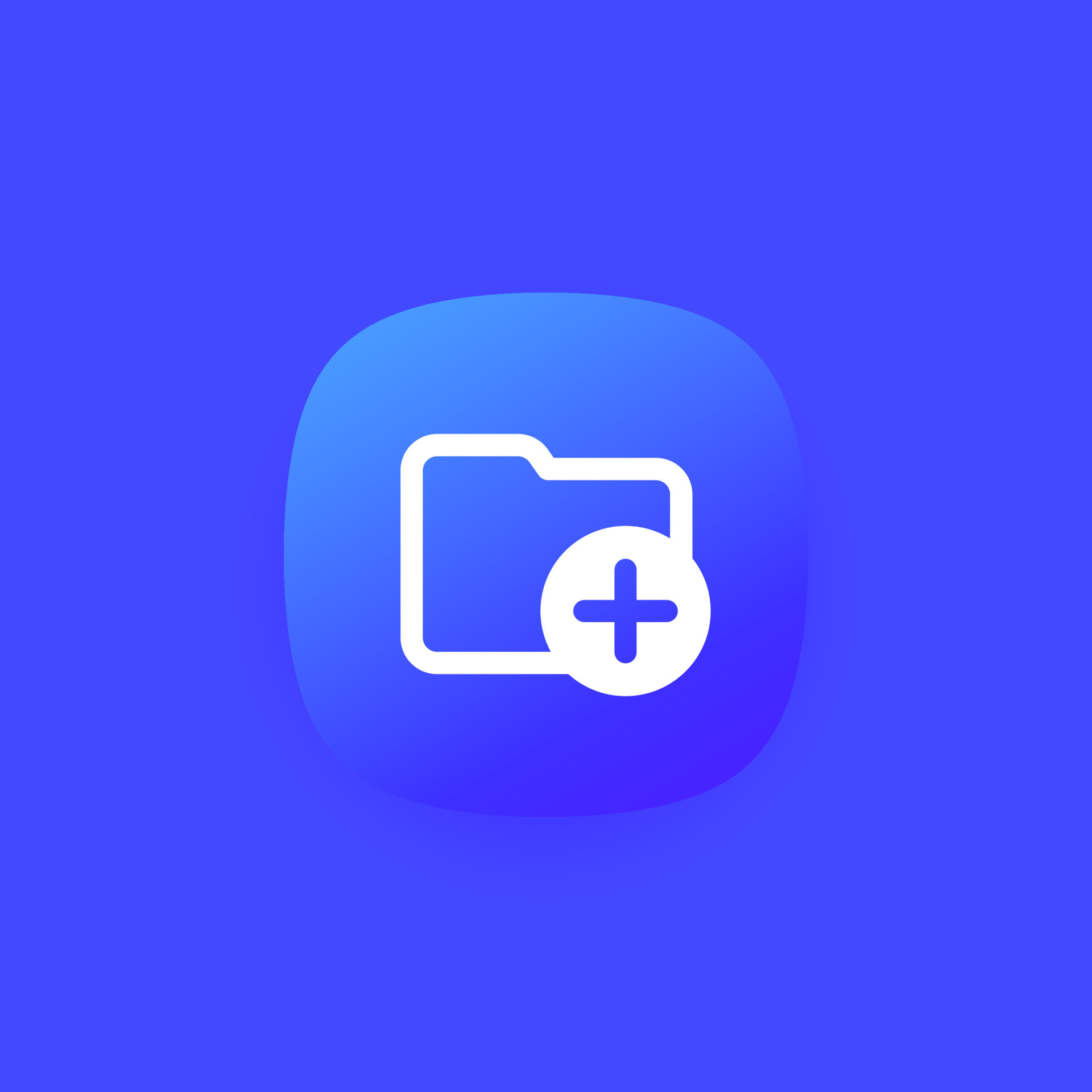 create new folder icon for apps and web 20794024 Vector Art at Vecteezy