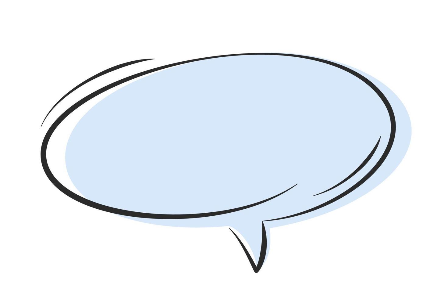 Speech bubble. Element design for text, chat or message. Vector illustration 20801593 Vector Art ...