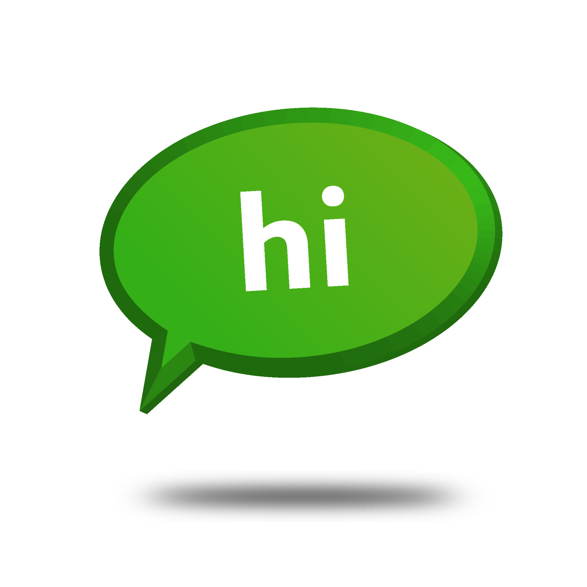 Chat bubble text 3D realistic 20805473 Vector Art at Vecteezy