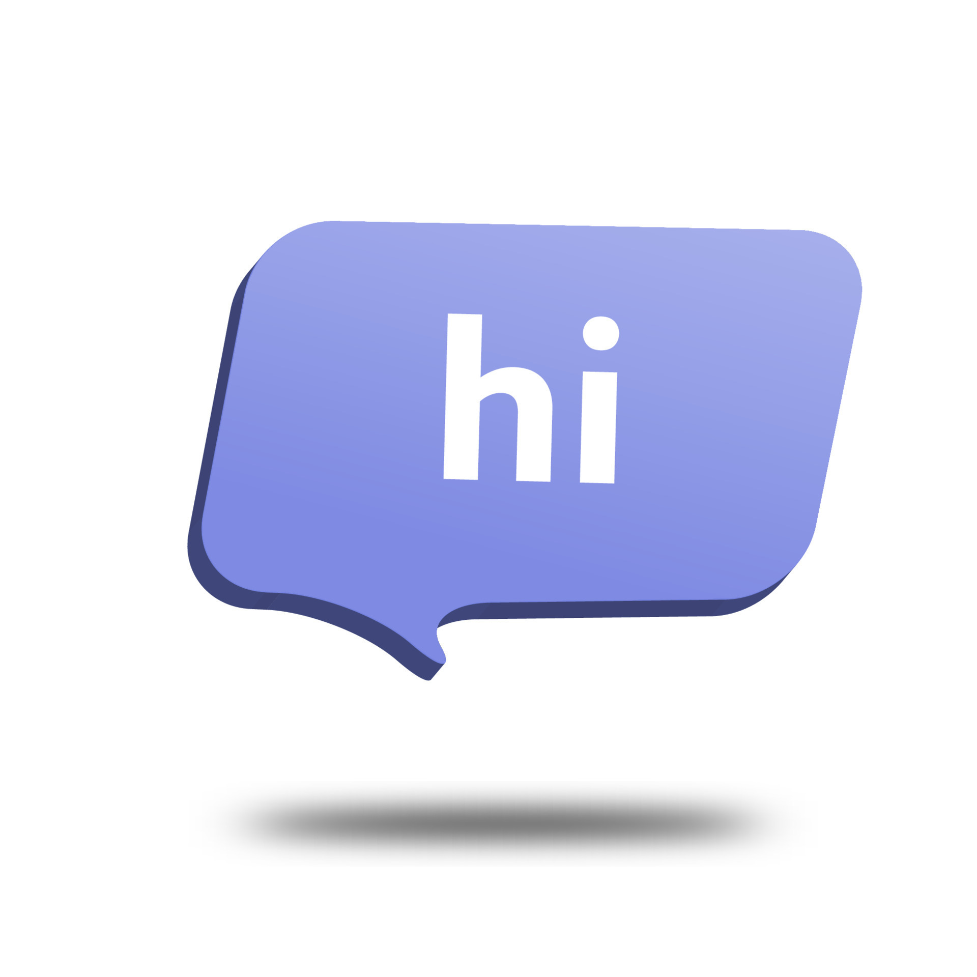 Chat Bubble Text 3d Realistic 20805474 Vector Art At Vecteezy
