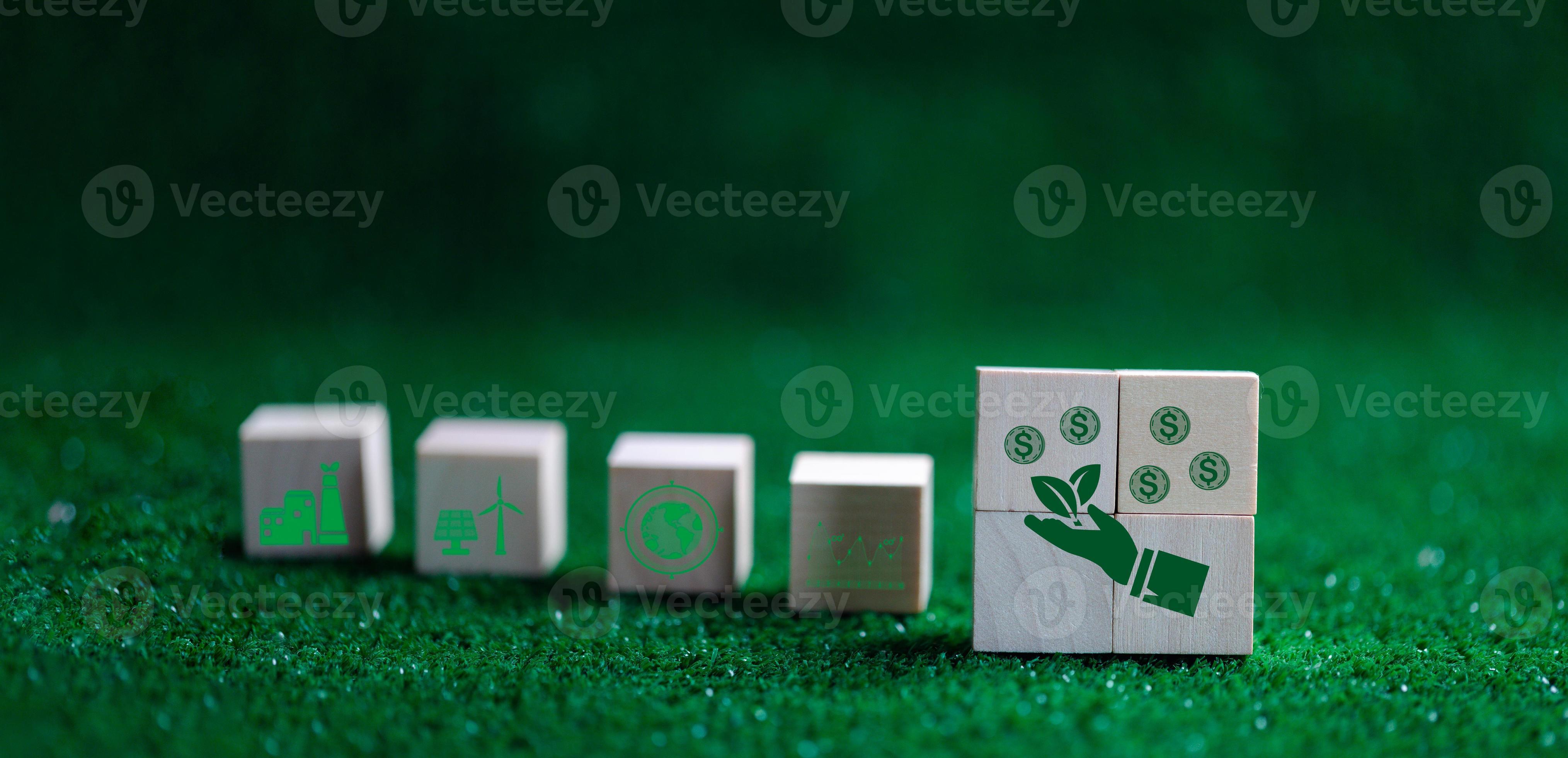 Net zero greenhouse gas emissions reduction with carbon credit concept ...