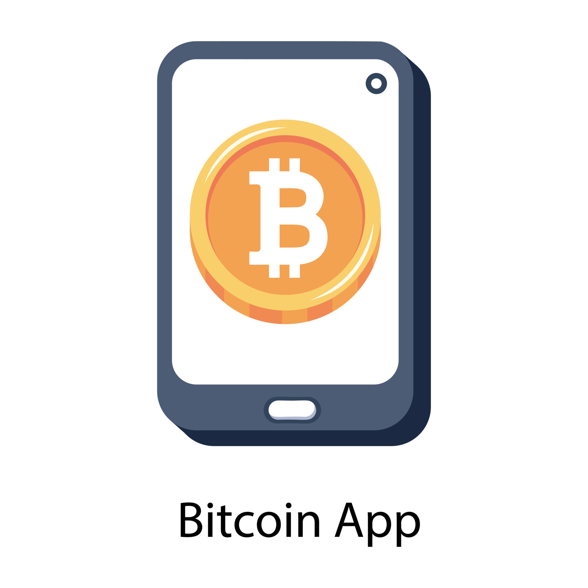 Trendy Bitcoin App 20807926 Vector Art at Vecteezy Trendy Bitcoin App 20807926 Vector Art at Vecteezy
