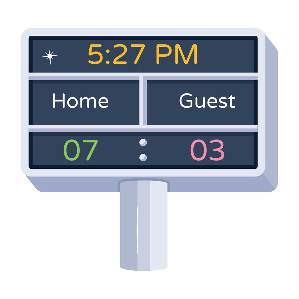 Trendy Scoreboard Concepts 20808066 Vector Art at Vecteezy