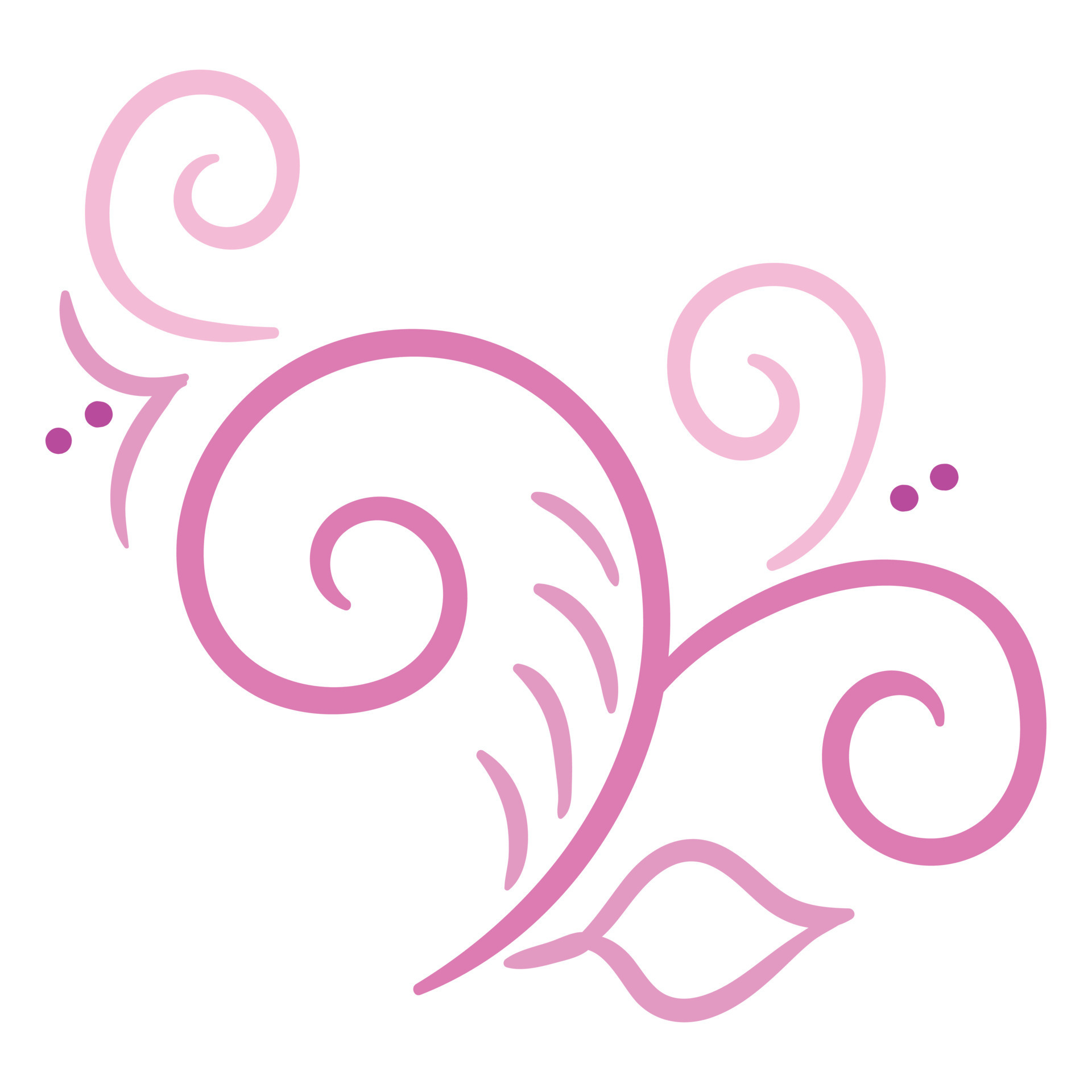 Pink Swirls Stroke 20812194 Vector Art At Vecteezy