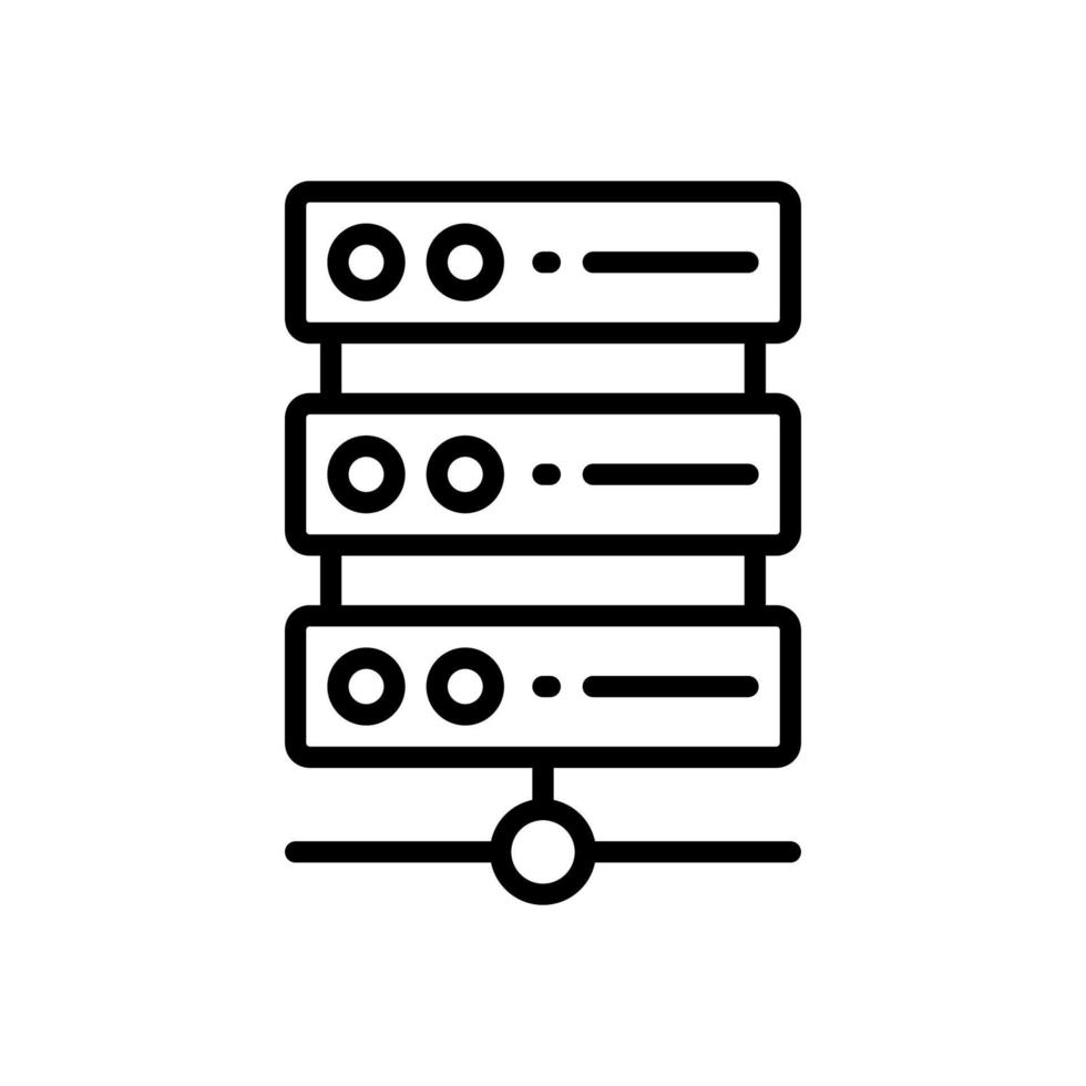 server icon for your website design, logo, app, UI. 20813804 Vector Art ...