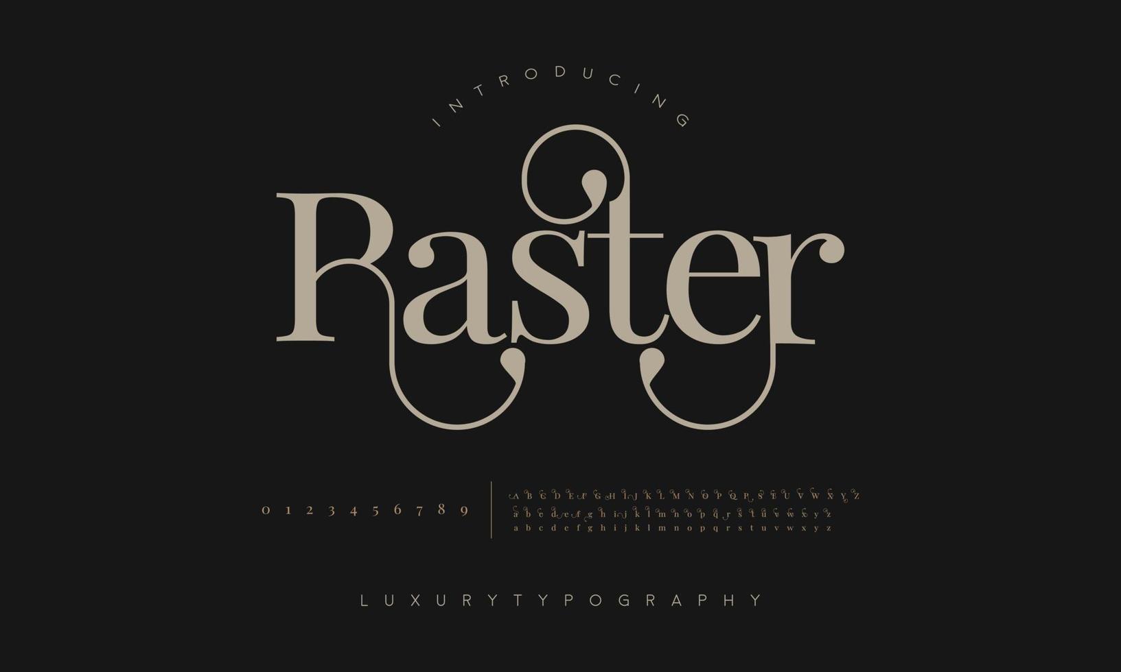 Raster fashion font alphabet. Minimal modern urban fonts for logo, brand etc. Typography ...