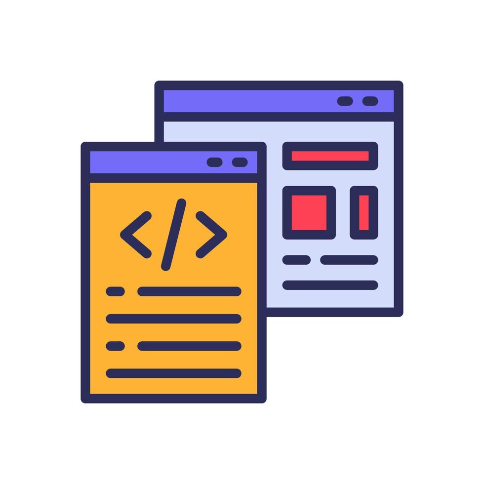 icono de programación para su sitio web, móvil, presentación y diseño ...