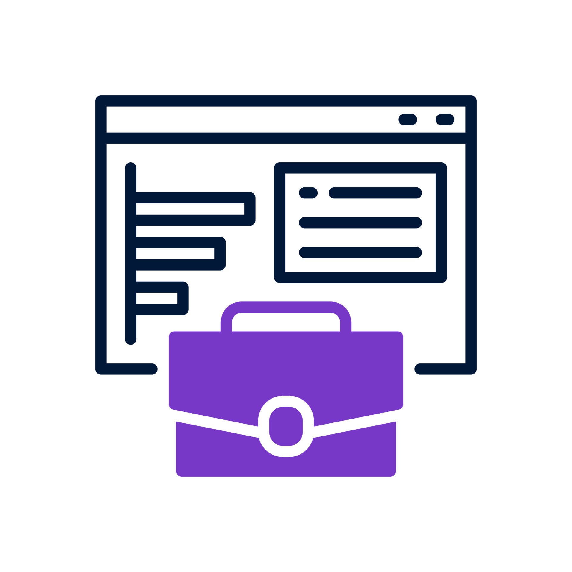 en línea trabajo icono para tu sitio web diseño, logo, aplicación, ui 20816121 Vector en Vecteezy