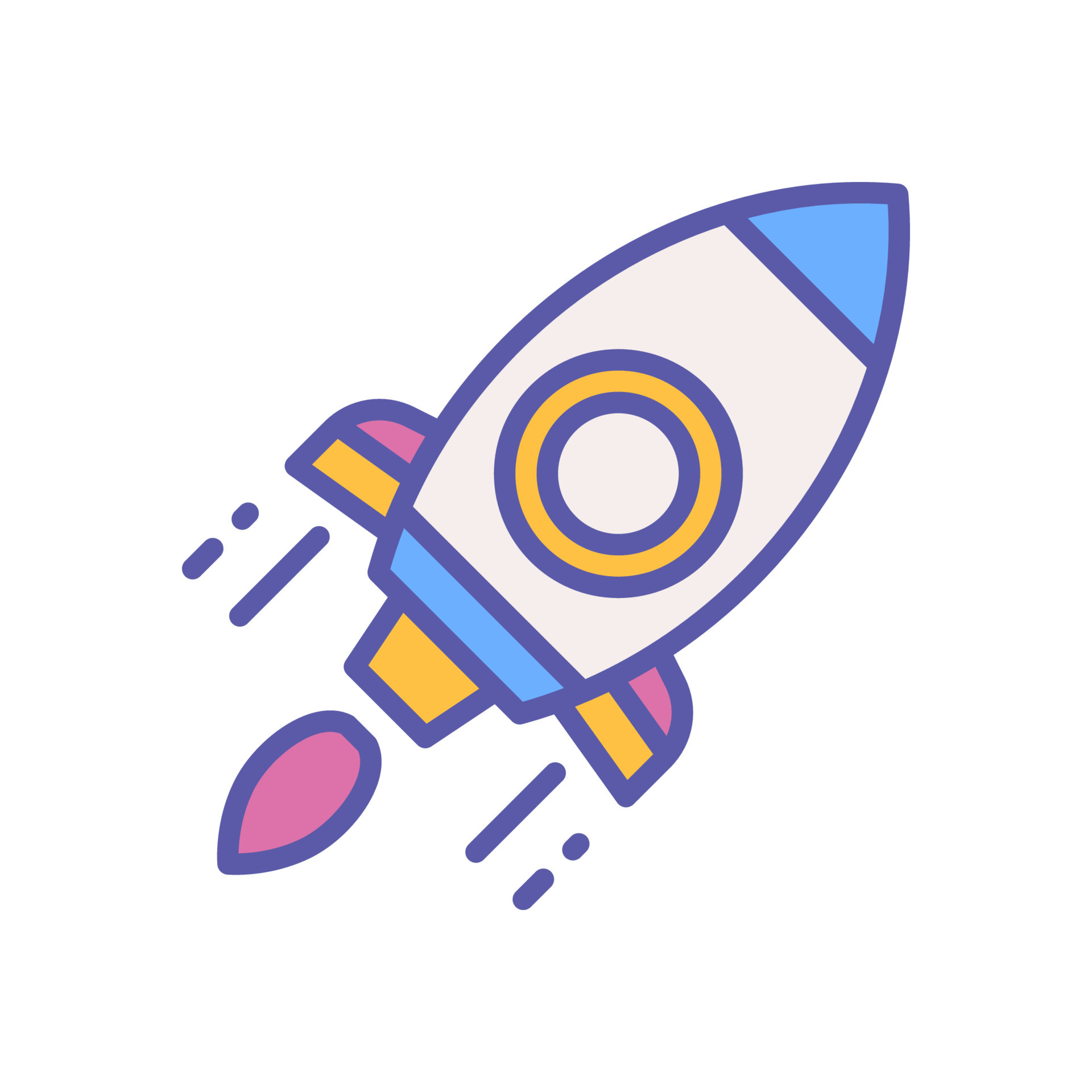 Rocket Icon Vector