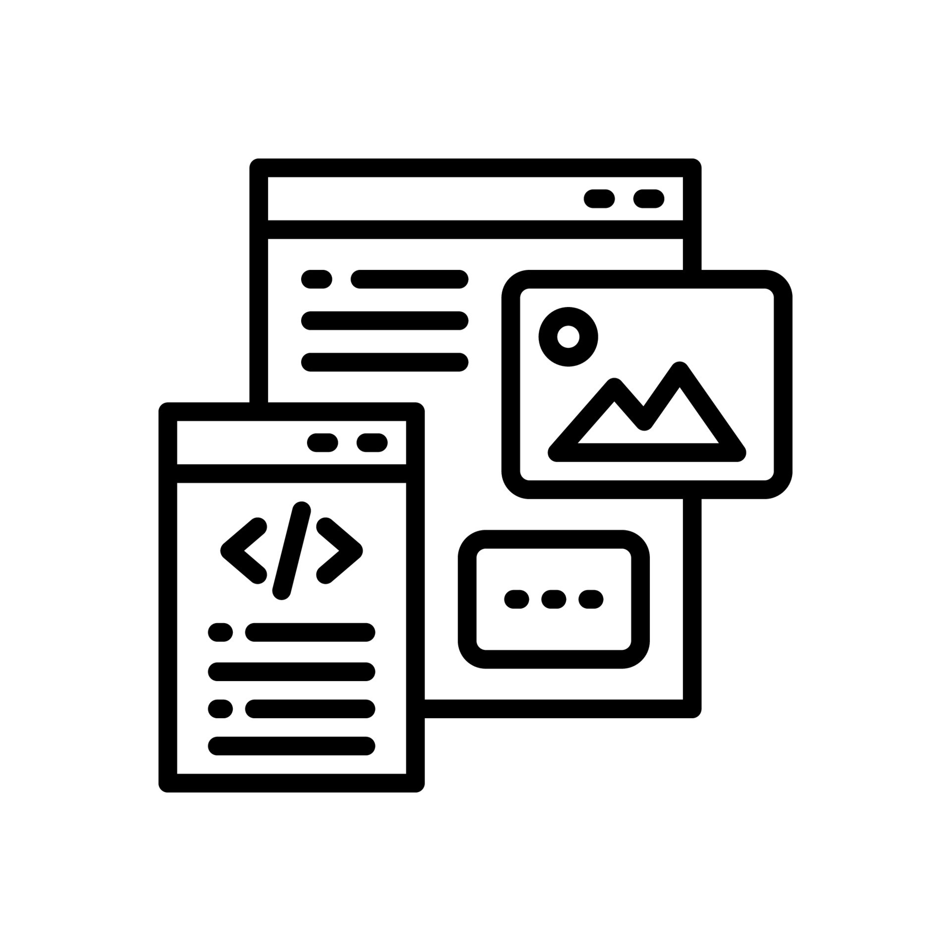 web programming icon for your website, mobile, presentation, and logo ...