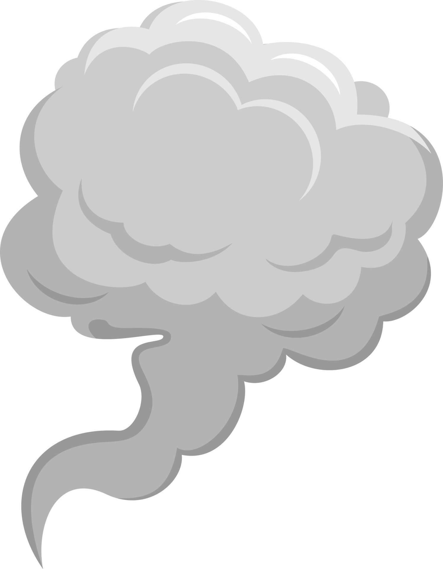 stylized white cloud. Cartoon smoke or fog. Smoke bubble comic ... stylized white cloud. Cartoon smoke or fog. Smoke bubble comic ...